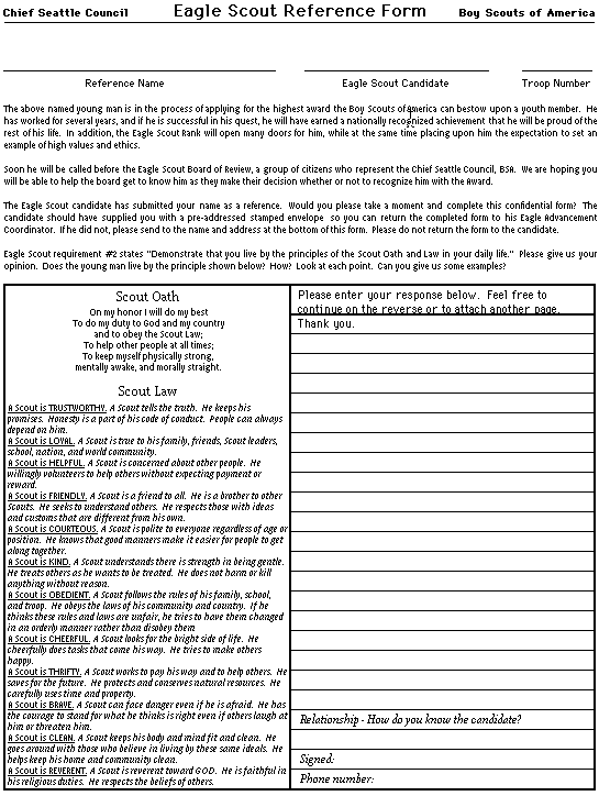 Eagle Scout Requirement 2 Eagle Scout Requirement 2